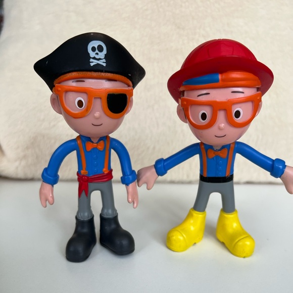Toys | Blippi Bendables Fireman And Pirate | Poshmark
